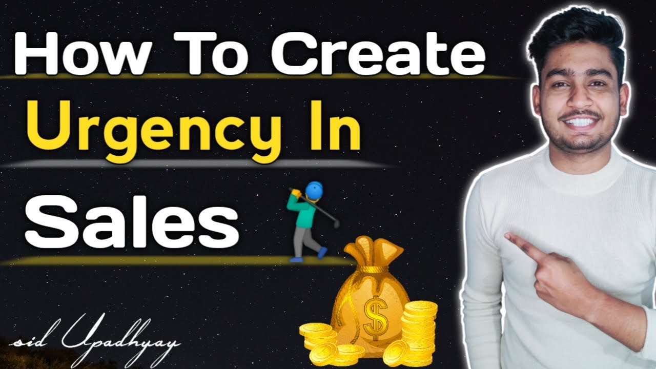 How to create urgency in sales 🏌️‍♂️ - YouTube