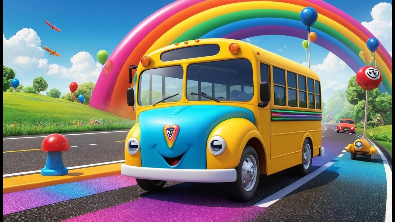 Voroom Voroom! The Busy Bus Bash | Fun Bus Song for Kids | Exciting Nursery Rhyme for Toddlers ...