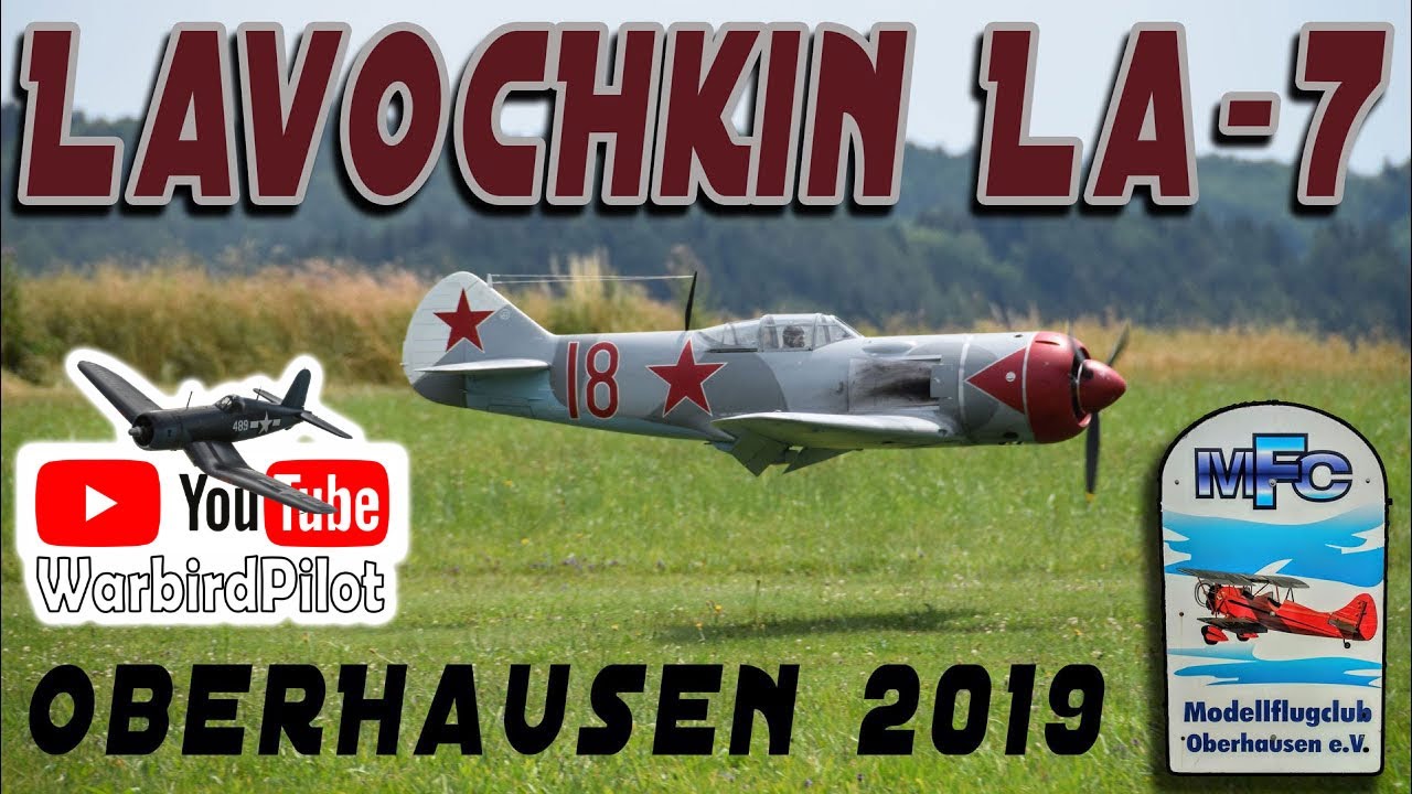 Lavochkin La-7 with Moki 250 at Oberhausen 2019 - YouTube