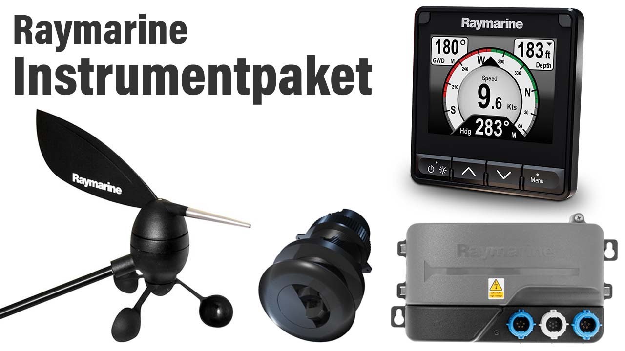 Raymarine instrumentpaket - YouTube