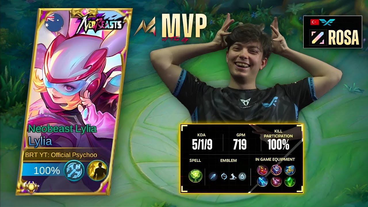 THANK YOU QUEEN ROSA FOR THIS LYLIA BUILD (BEST BUILD) | ROSA FIRE FLUX ...