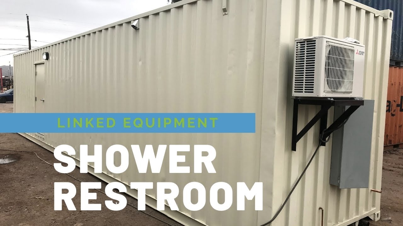 SHIPPING CONTAINER SHOWER!!! - YouTube