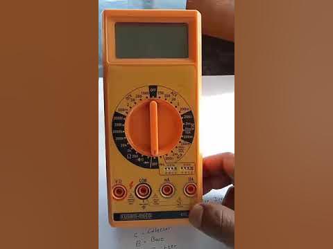 How to test Transistor using Multimeter - YouTube