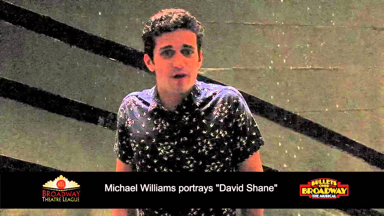 A word from David Shane about Bullets Over Broadway - YouTube