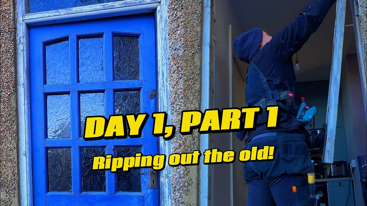 EXTERNAL DOOR & FRAME RIP OUT ! - YouTube