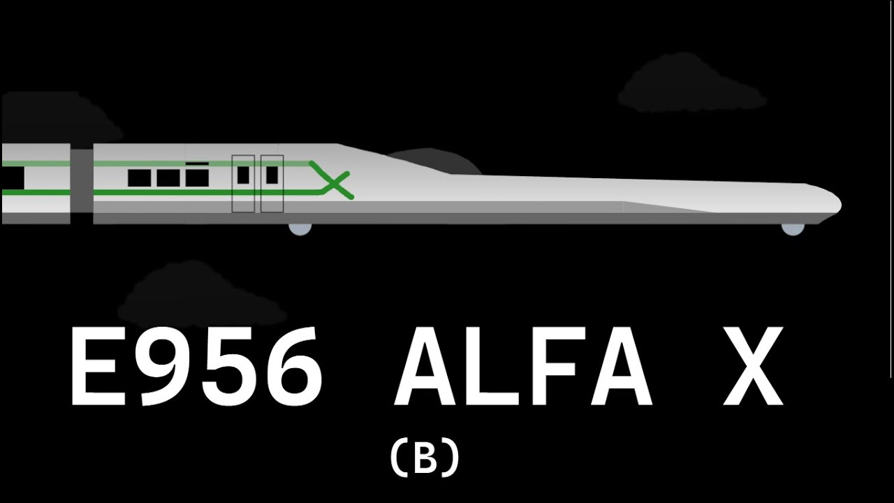 A SHINKANSEN E956 ALFA X takes off at Kinnitzy! - YouTube