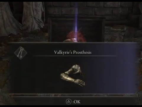 How to find and use Valkyrie's Prosthesis in shaded castle - YouTube