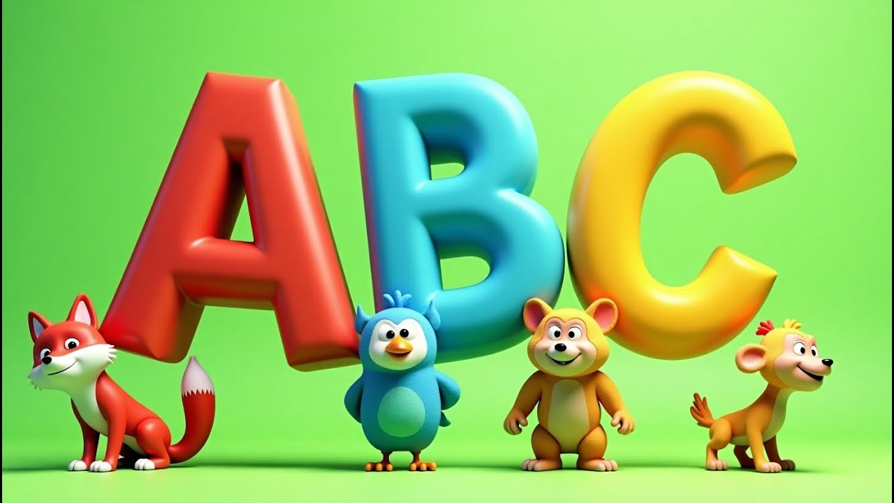 Awesome Creatures Jam the Alphabet Song! -ABC Songs, ABCD, Nursery ...