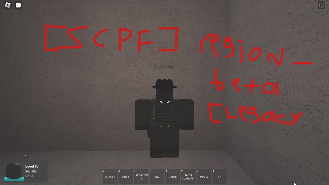 [SCPF] Region- beta [LEGAGY] Being [CLASSIFIED] - YouTube