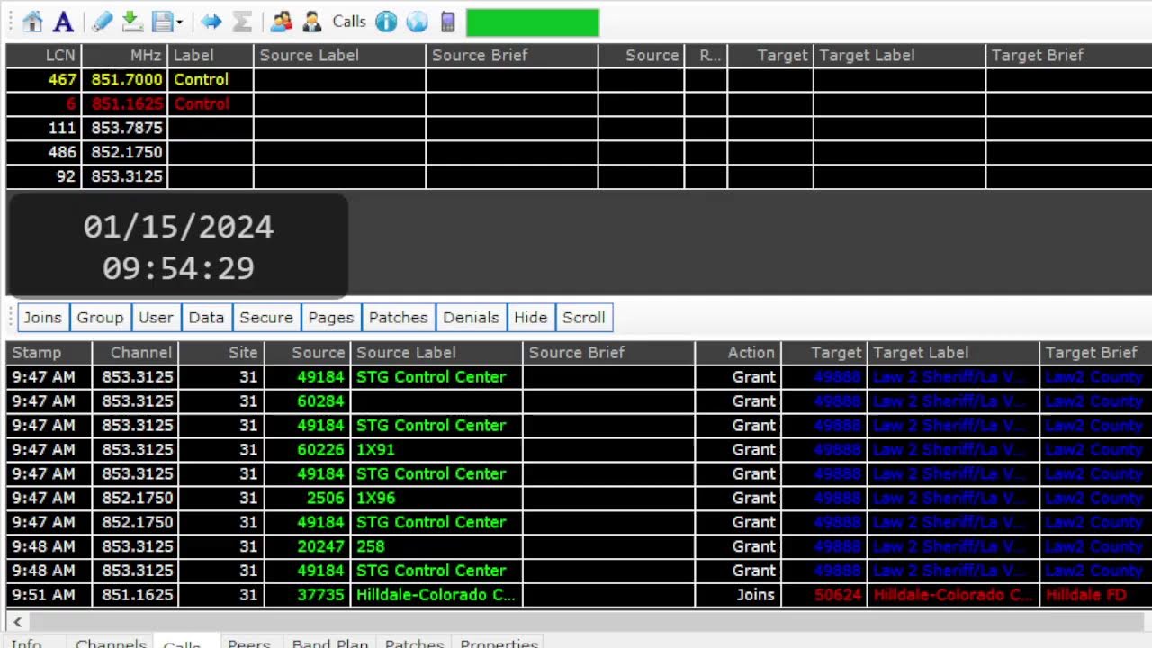 Radio Scanner Site 31 - YouTube