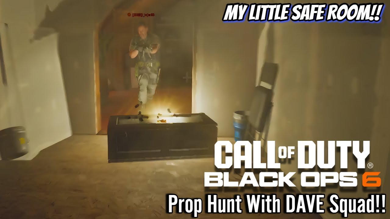 My Little Safe Room!! - COD: BO6 - Prop Hunt With DAVE Squad!! - YouTube