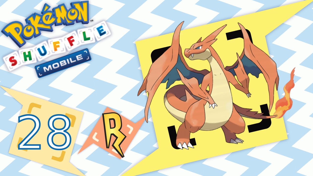 Pokémon Shuffle Mobile - ¡MEGA CHARIZARD Y! (TIEMPO/TIME) - YouTube