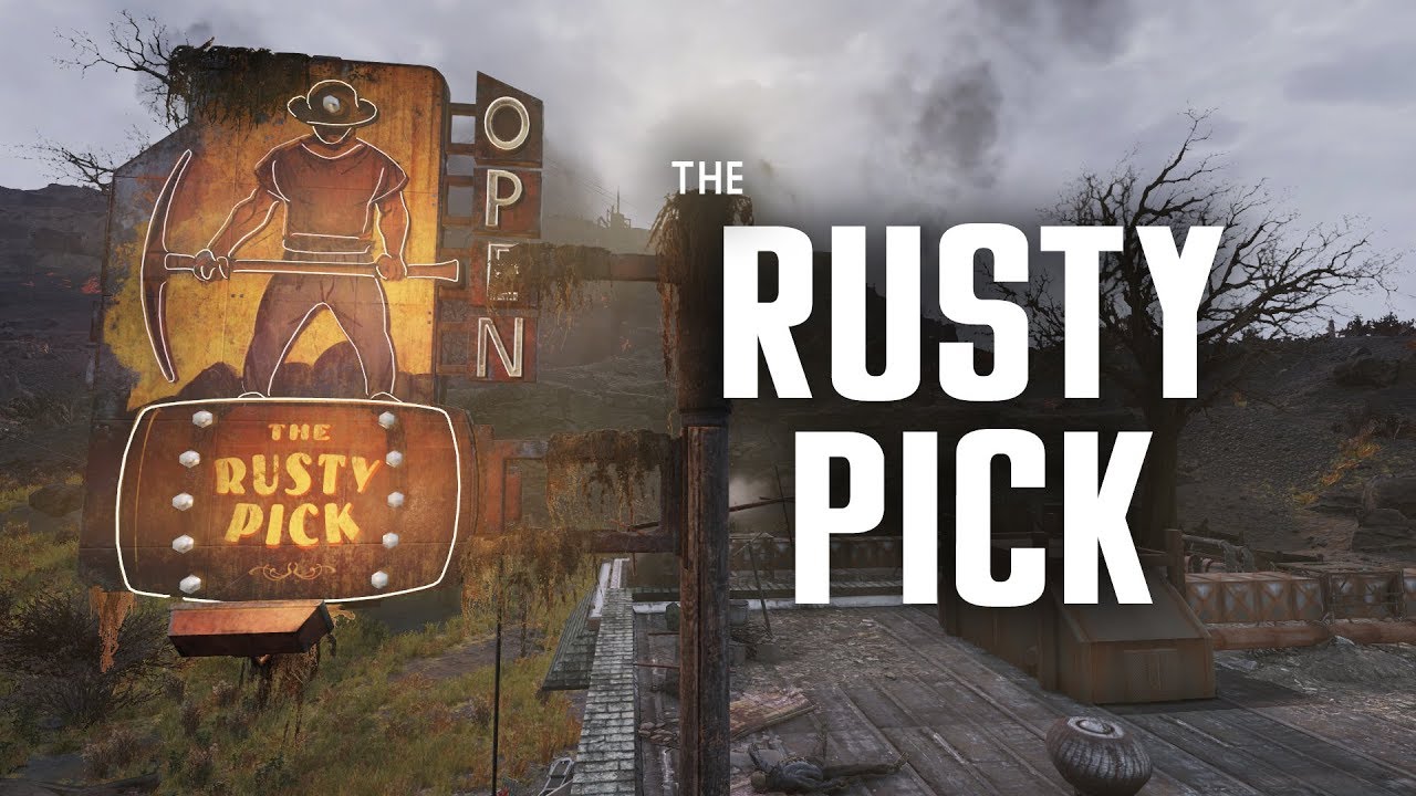 The Rusty Pick: Where Laid Off Miners Came to Scheme - Fallout 76 Lore ...