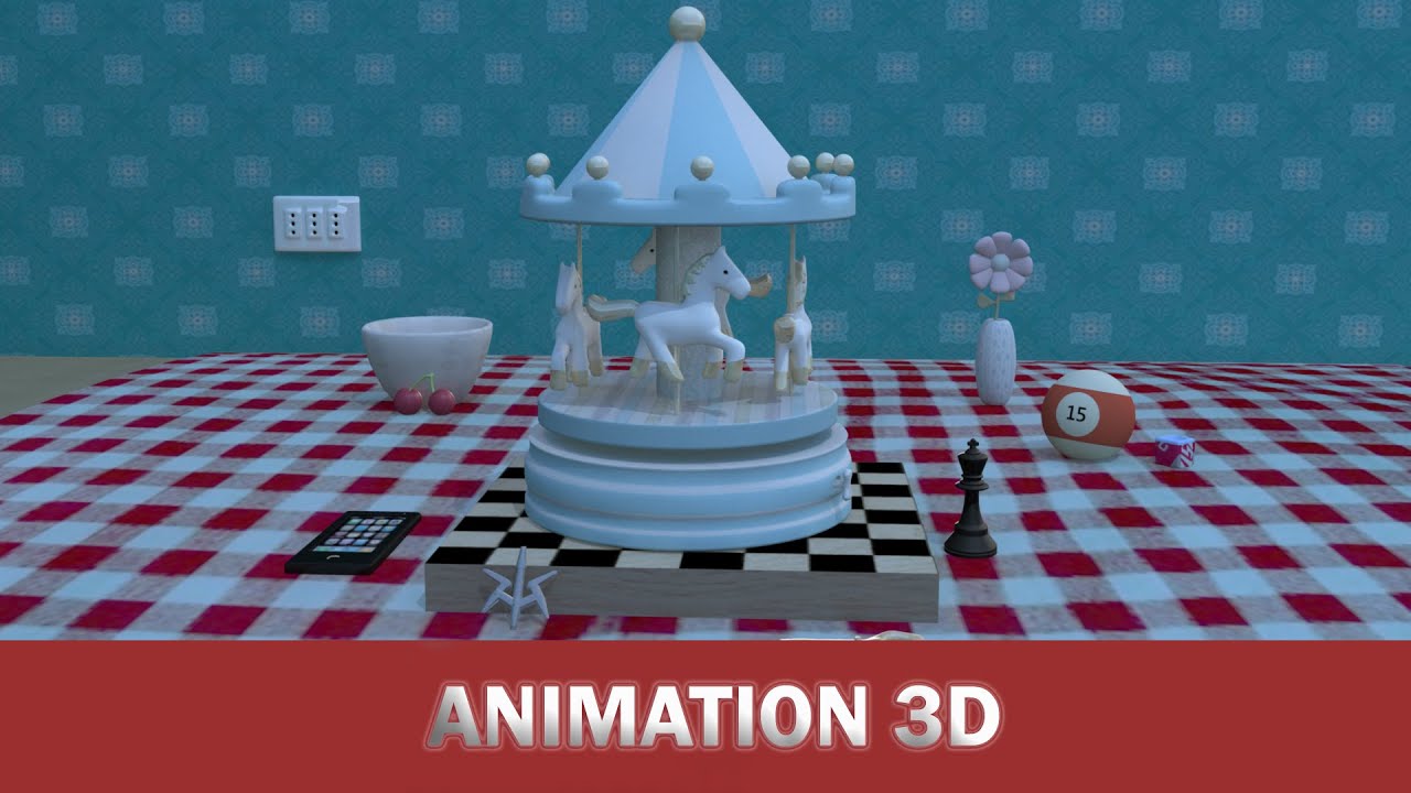 Carrusel 3D Animation - YouTube