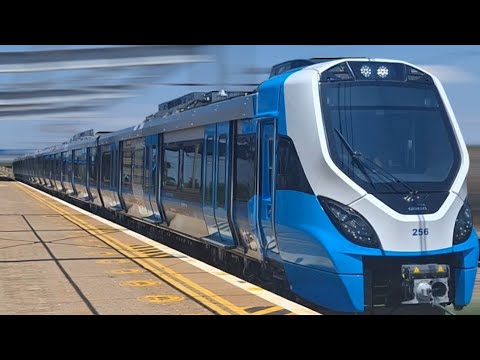 Brand new Prasa X'Trapolis Mega EMU being tested - YouTube