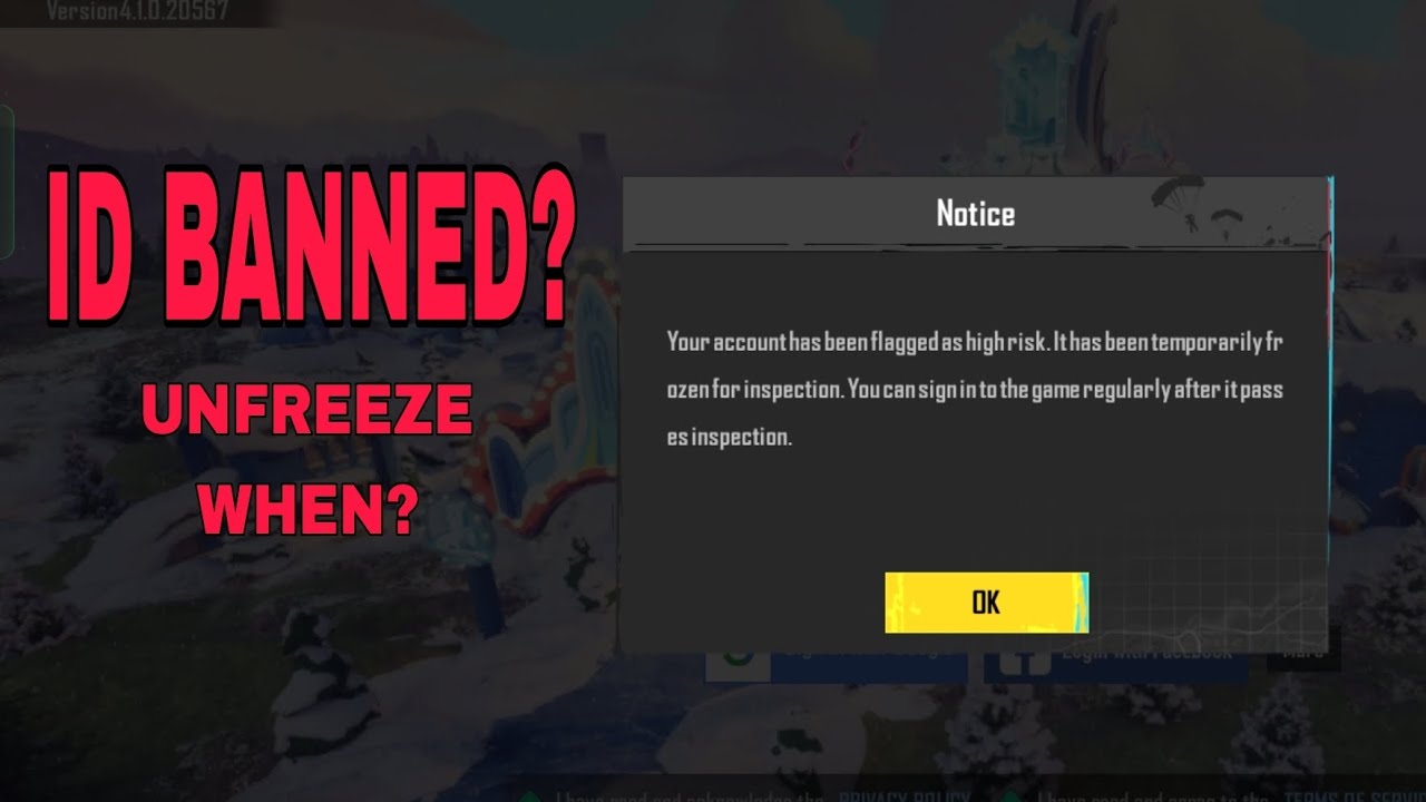 YOUR ACCOUNT HAS BEEN FLAGGED AS HIGH RISK || BGMI ACCOUNT FROZEN ISSUE ...