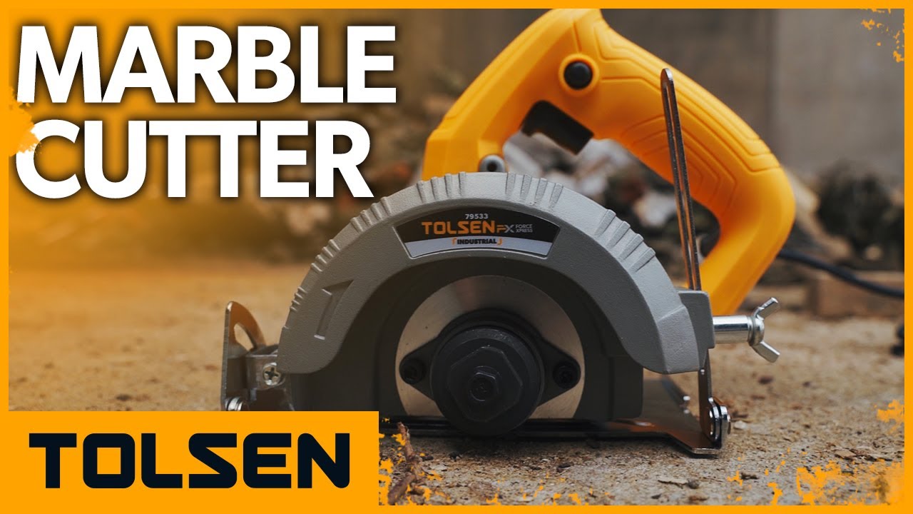 TOLSEN Wet Tile Saw | Marble Cutter | Masonry Saw | Concrete Saw - YouTube