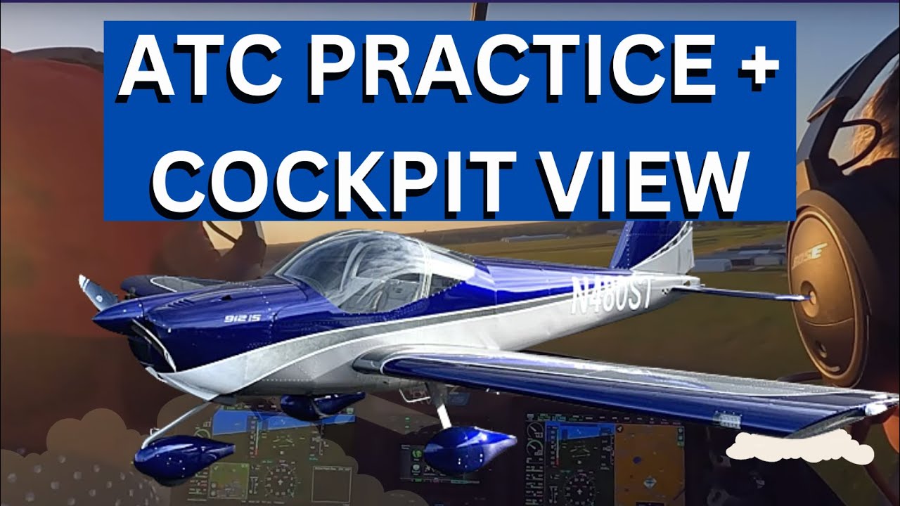 Student Pilot get trained ATC + Cockpit view with Instructor - YouTube