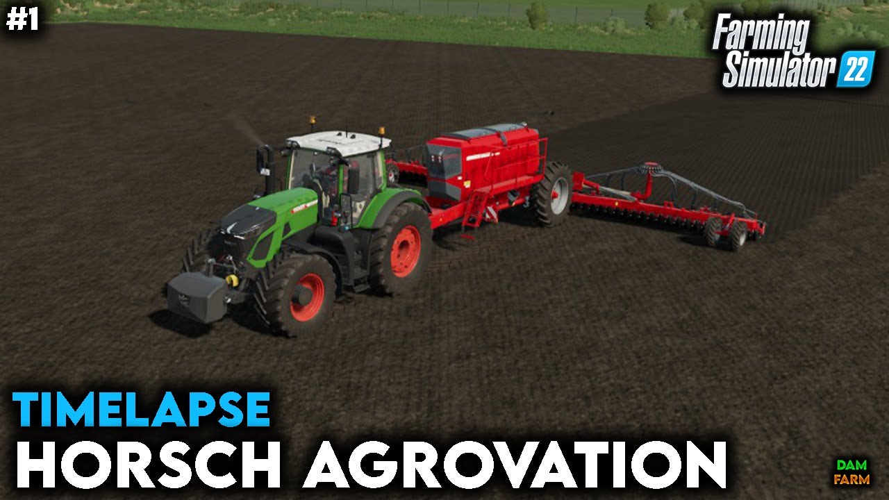 Sowing canola - FS22 Timelapse (Horsch AgroVation) | #1 - YouTube