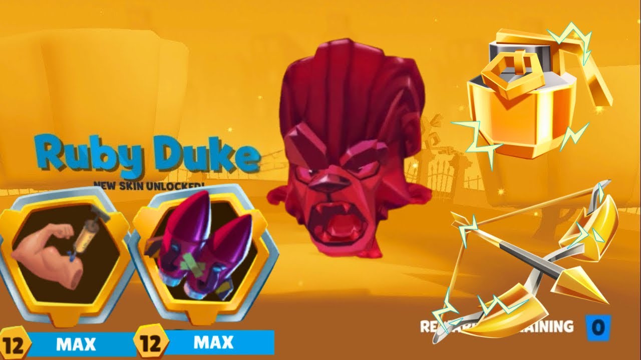Solo Duke Maxed Level 20 Muscles Zooba Gameplay - YouTube