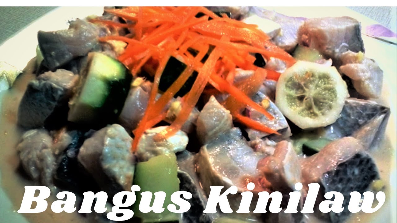 How to lose Bangus bones, Kinilaw na Bangus - YouTube