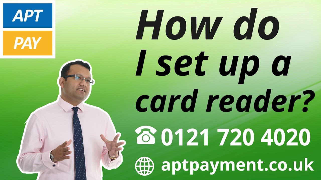 How do I set up a card reader? - YouTube