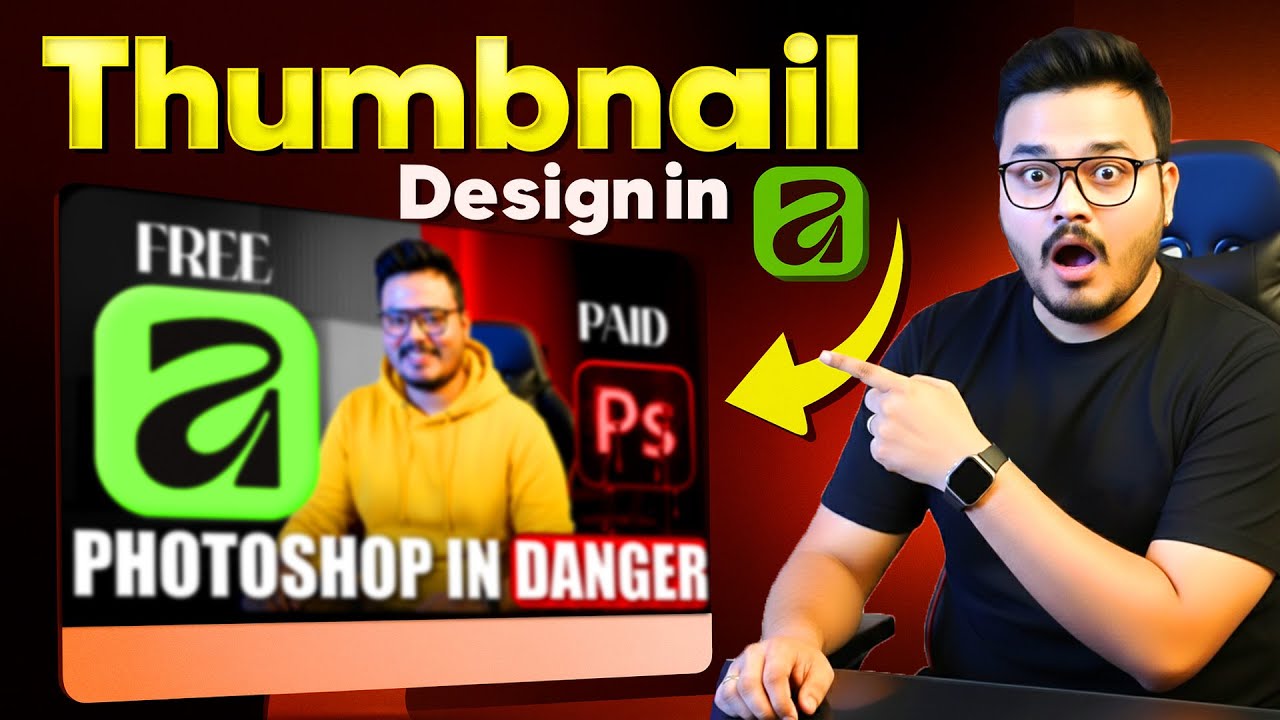 Affinity Tutorial: Make VIRAL YouTube Thumbnails SUPER FAST! ⚡ Step-by ...