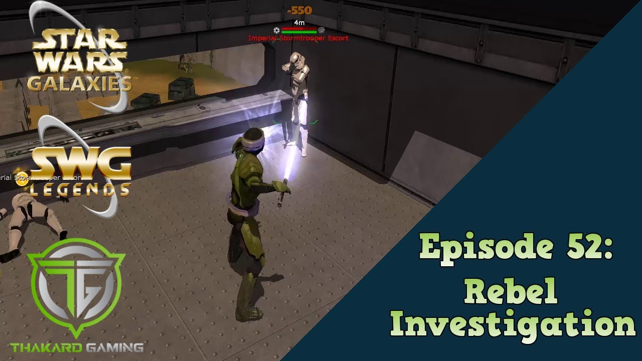 SWG Legends Episode 52: Rebel Investigation - YouTube