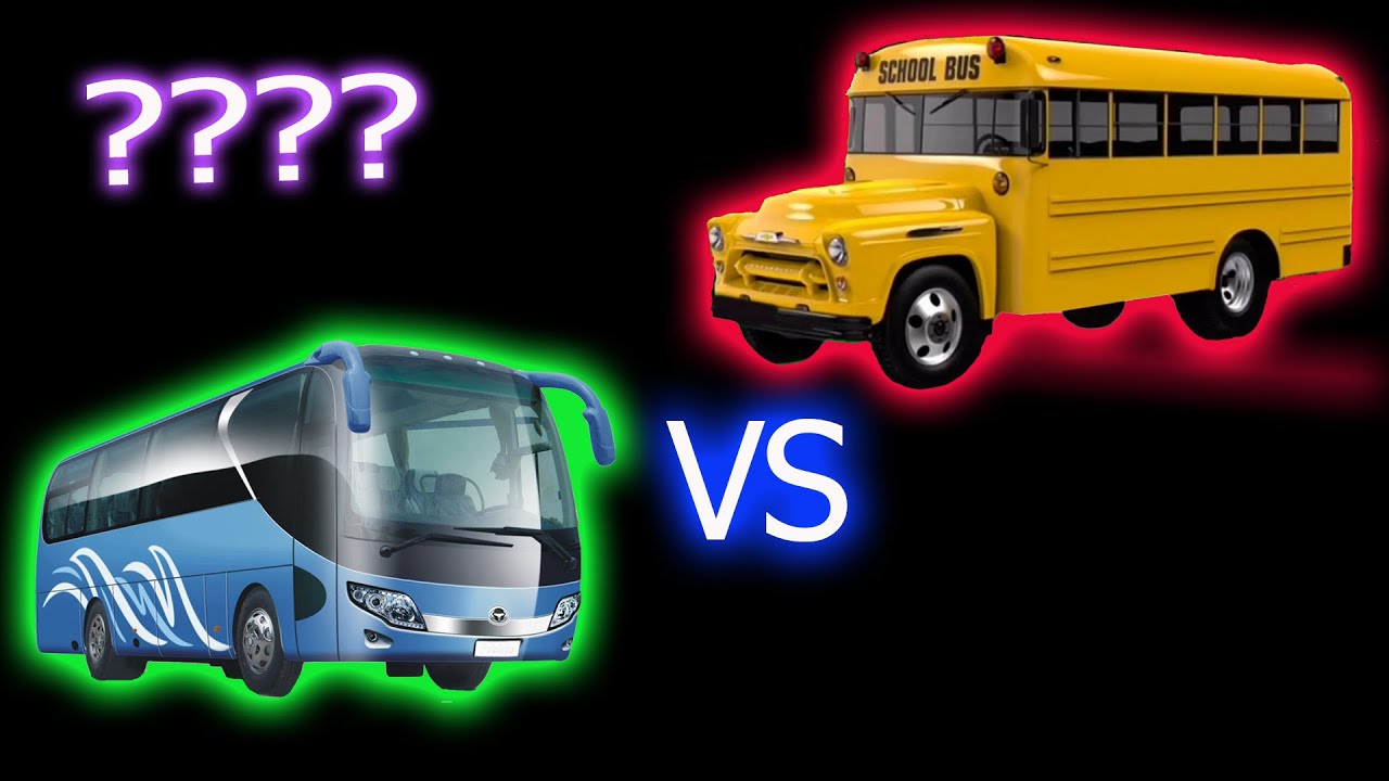 18 School Bus VS Passenger Bus Sound Variations 63 Seconds - YouTube