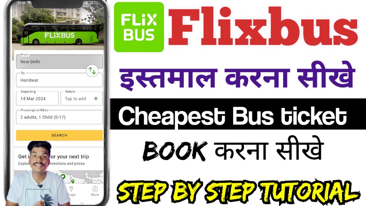 Flixbus app | online bus ticket kaise Book kare | flixbus kaise use ...