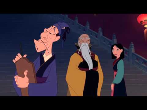 Mulan is praised by the Emperor HD