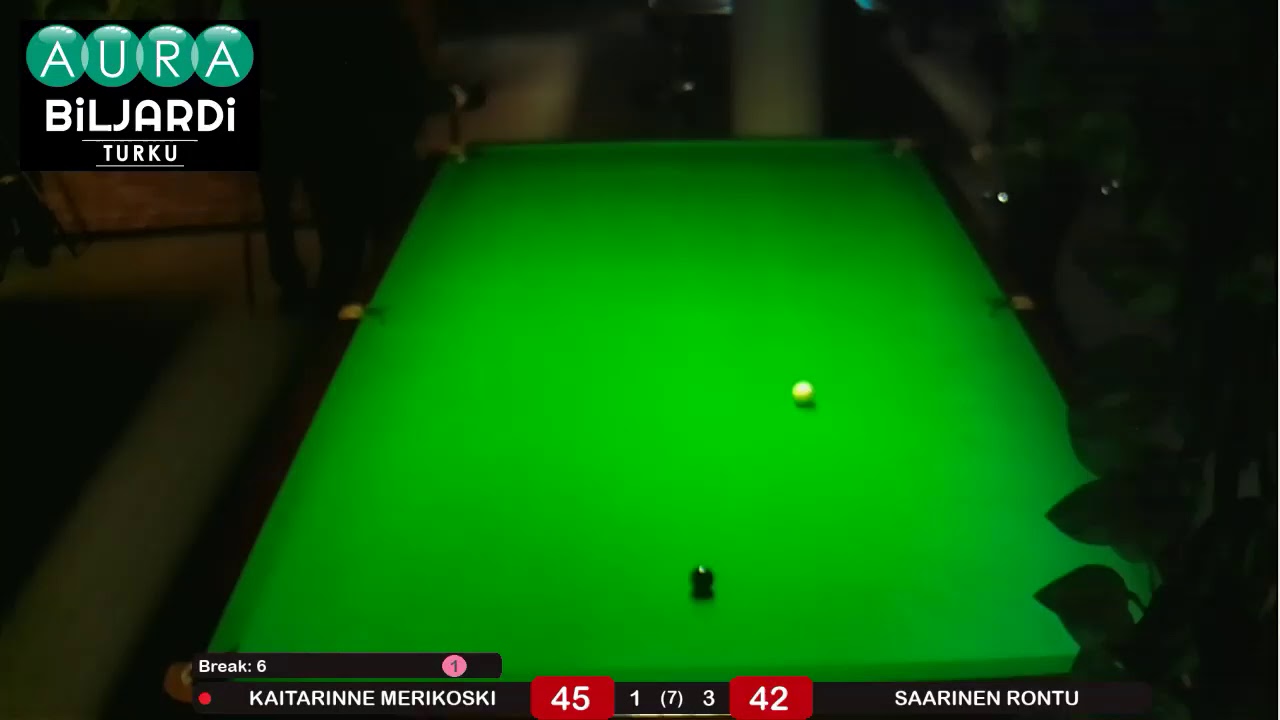 Aura Biljardi - Snooker Table 2 Live - YouTube