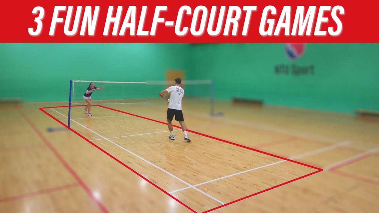 BWF Community | Three fun training games on half a court - YouTube