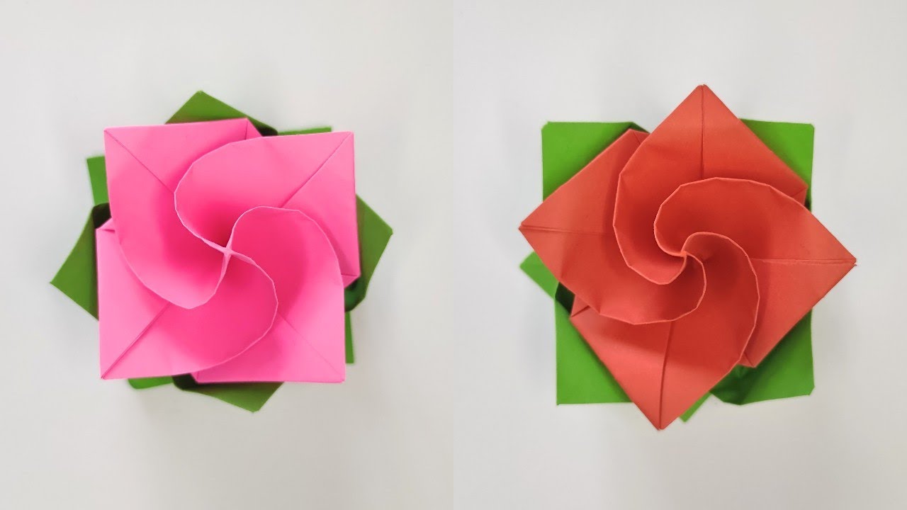 Flat Origami Flower
