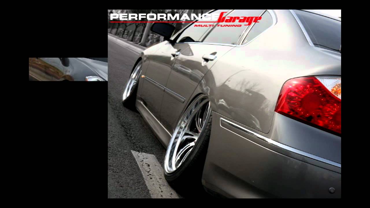 Vip car airsuspension aeroparts INFINITI M35 - YouTube