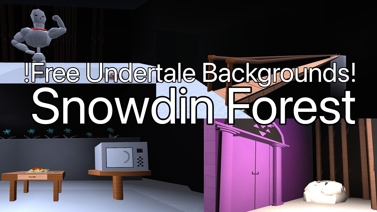 Free Undertale Backgrounds for Videos|Snowdin Forest| - YouTube