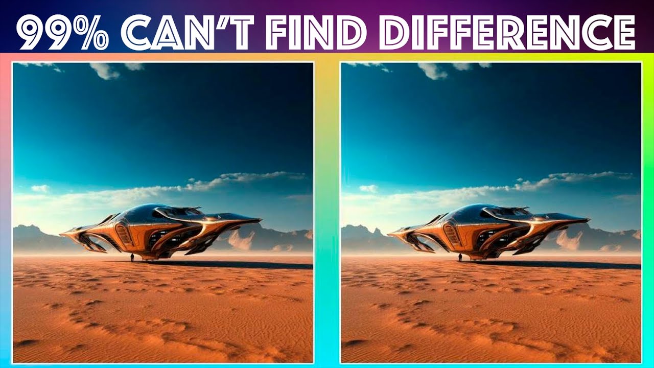 Spot the difference | 99% of People Who Think This is Easy Can't Find ...