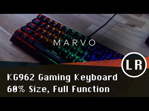 Marvo KG962 Gaming Keyboard: 60% Size, Full Function - YouTube