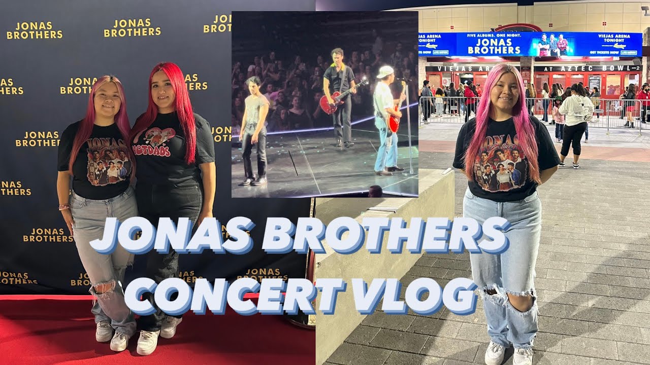Jonas Brothers THE TOUR San Diego vlog // October 28, 2023 - YouTube