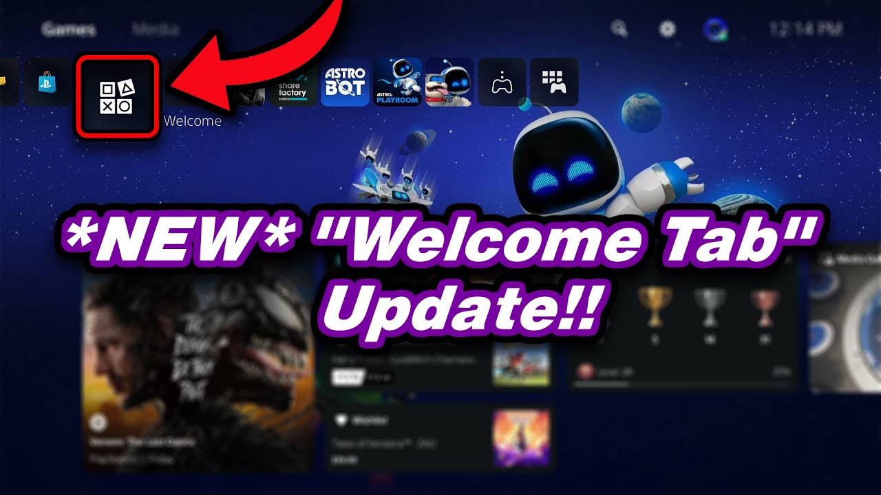 NEW PS5 WELCOME HUB UPDATE - (Customize Widgets, Display Wallpapers on ...