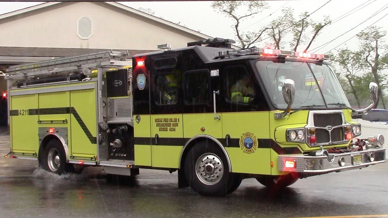 Point Pleasant Beach Fire Department Station 42 Engine 4211 Responding ...
