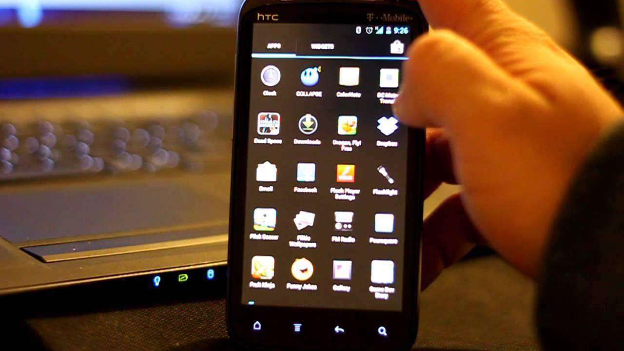 Android ICS 4.0 on HTC Sensation - YouTube