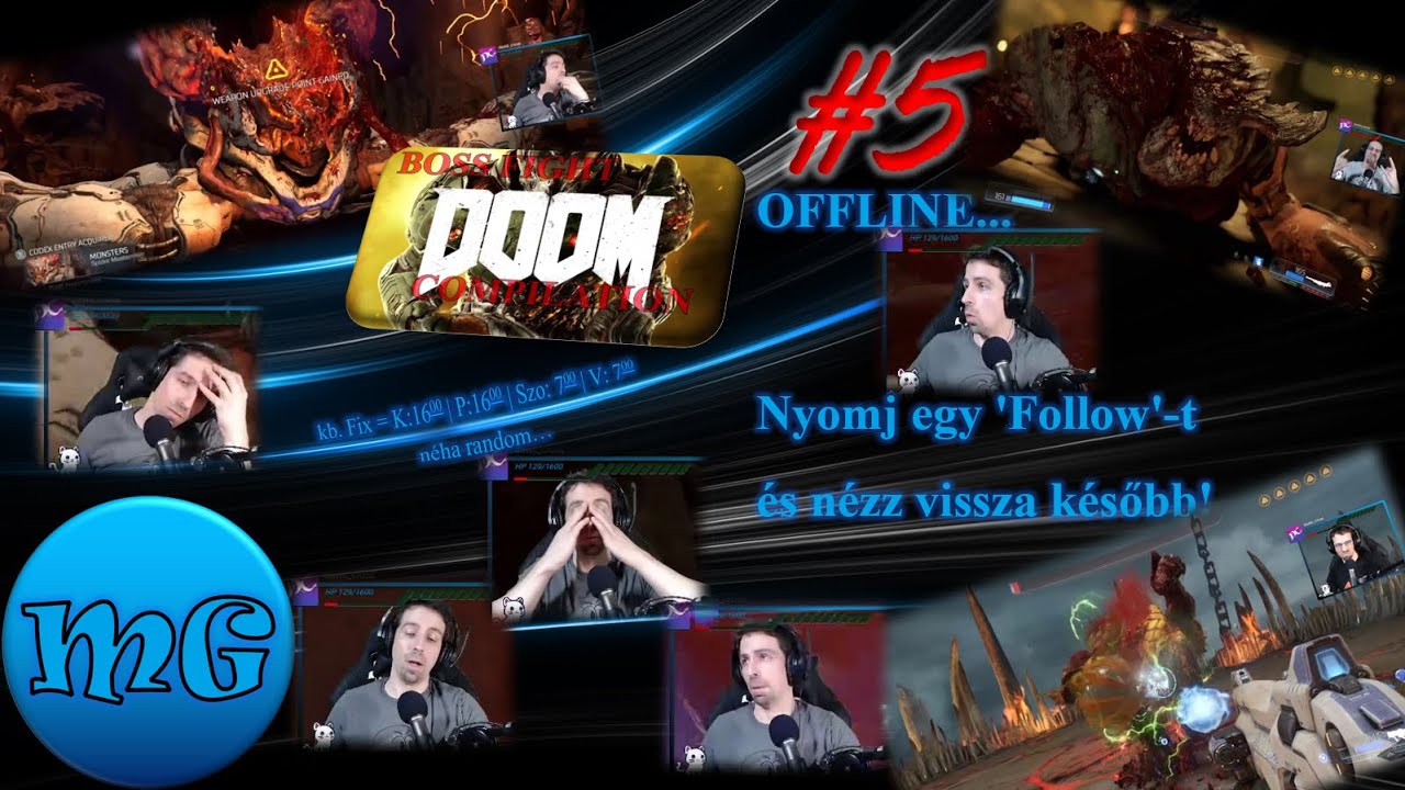 DOOM 2016 ULTRA-VIOLENCE BOSS FIGHT COMPILATION - YouTube