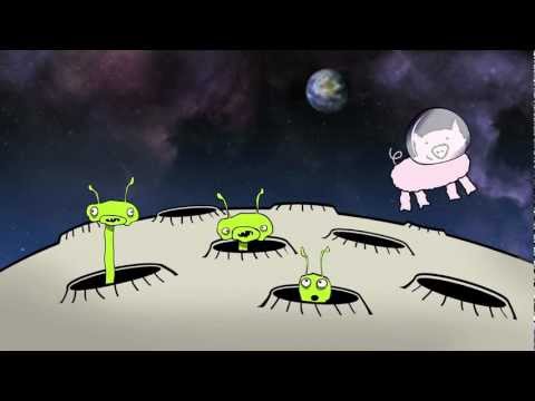 Fart Piggy Moon Landing - Episode 3 Farting on Aliens - YouTube