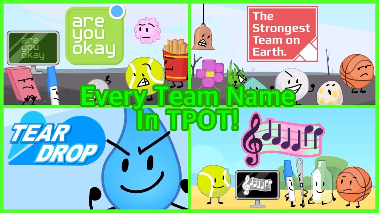 EVERY TEAM NAME IN TPOT! - YouTube