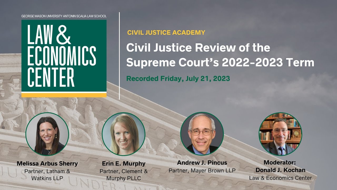 Civil Justice Review of the Supreme Court's 2022-2023 Term - YouTube
