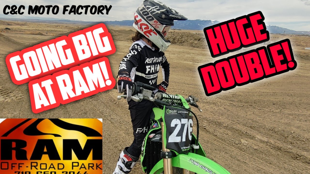Huge new jump at RAM Offroad park - YouTube