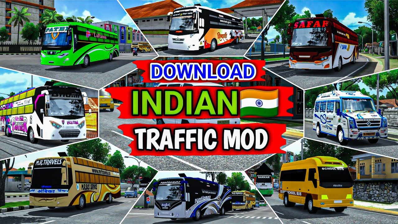 How to ADD INDIAN TRAFFIC mod in Bus Simulator Indonesia | Indian ...