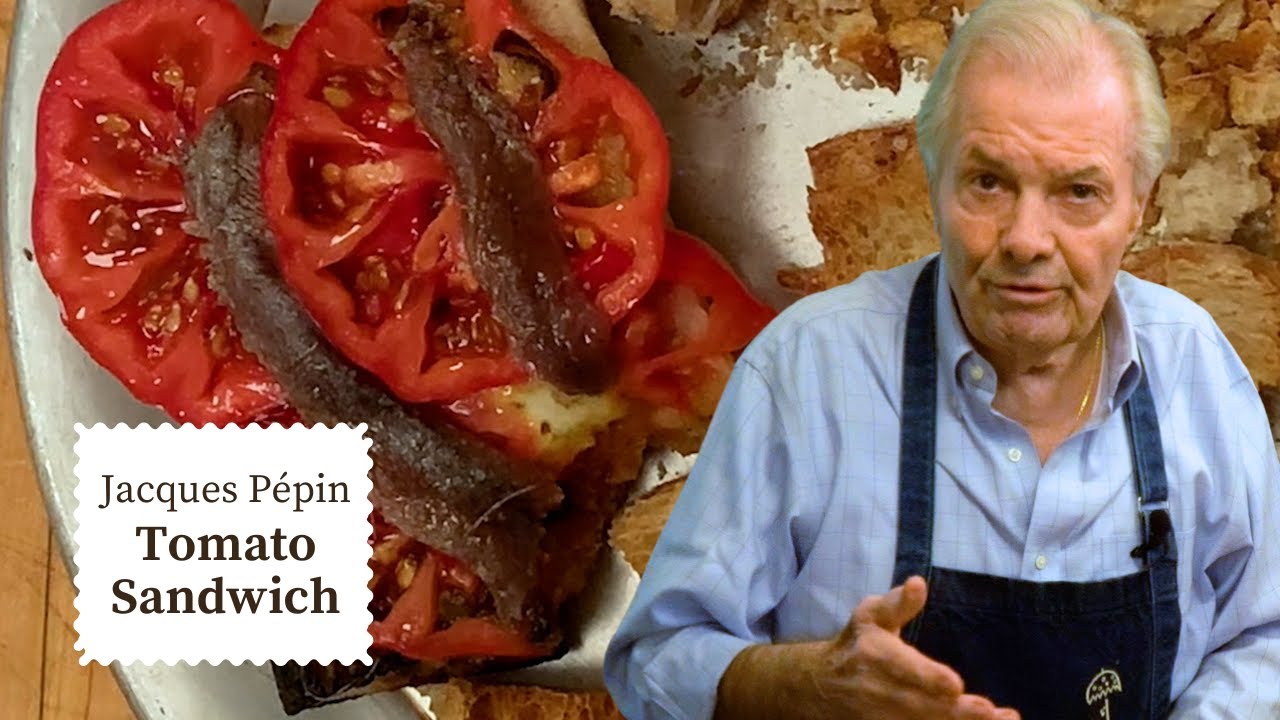 How to Reuse Bread for the Tastiest Tomato Sandwich | Jacques Pépin ...