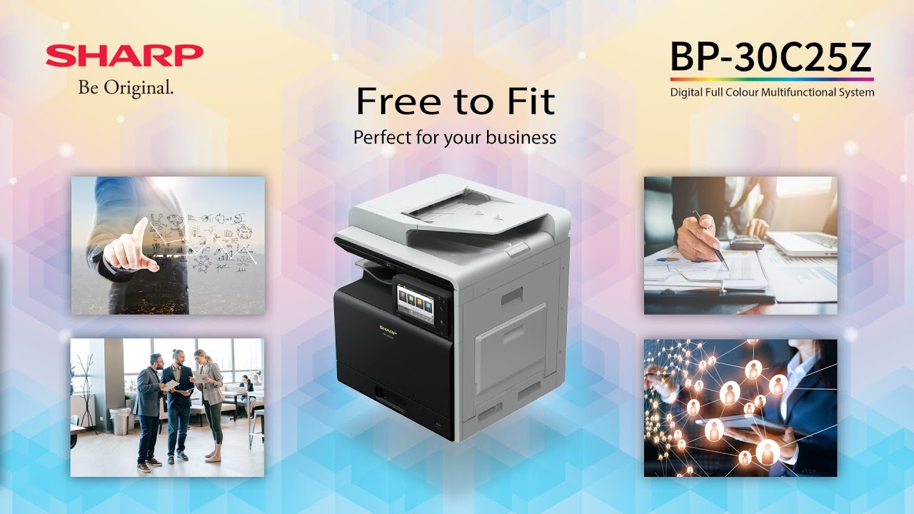 SHARP BP-30C25Z - Fotocopy dan Printer IMUT dengan Fitur SEGUDANG - YouTube